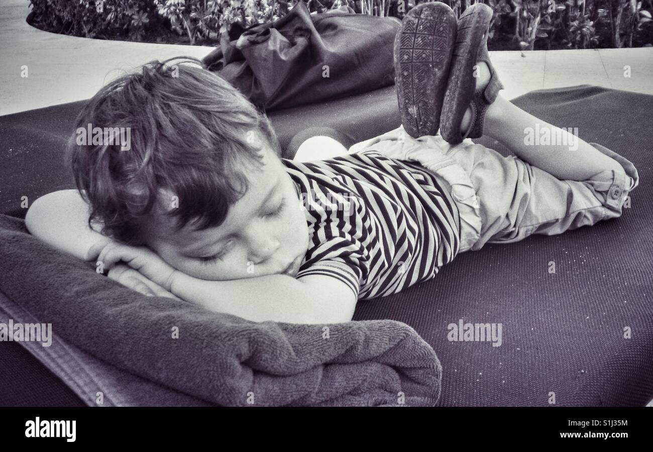 Boy Asleep Black High Resolution Stock Photography and Images - Alamy