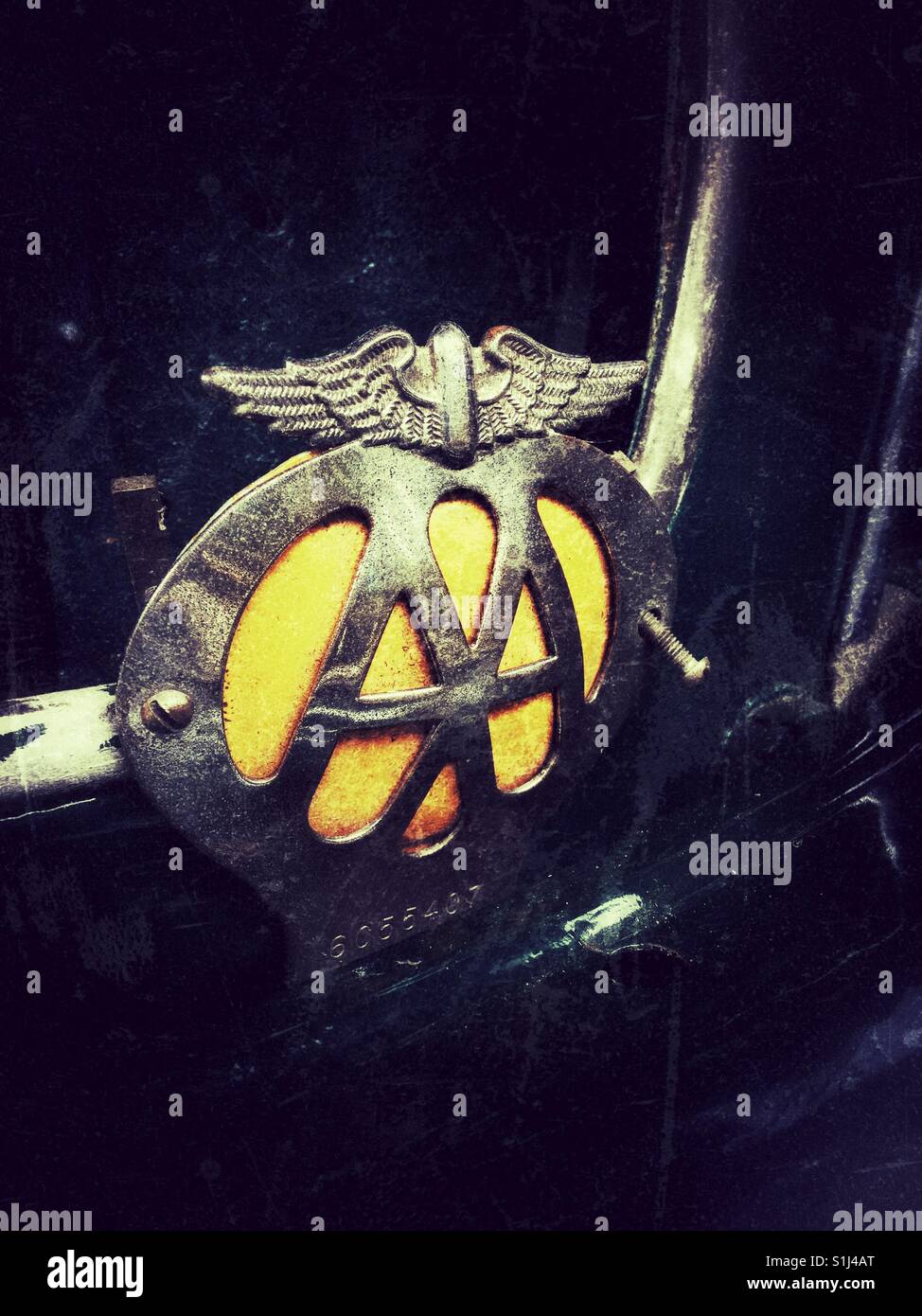 Old Aa Car Badge High Resolution Stock Photography and Images - Alamy