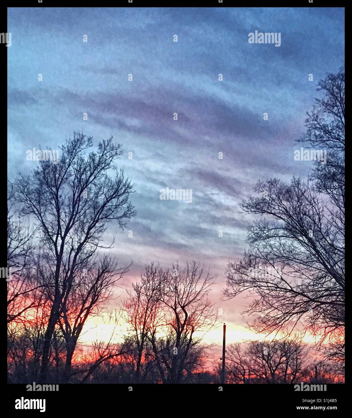 Beauty in Kansas sky Stock Photo - Alamy