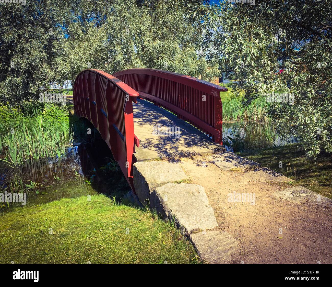 Norway small stone bridge hi-res stock photography and images - Alamy