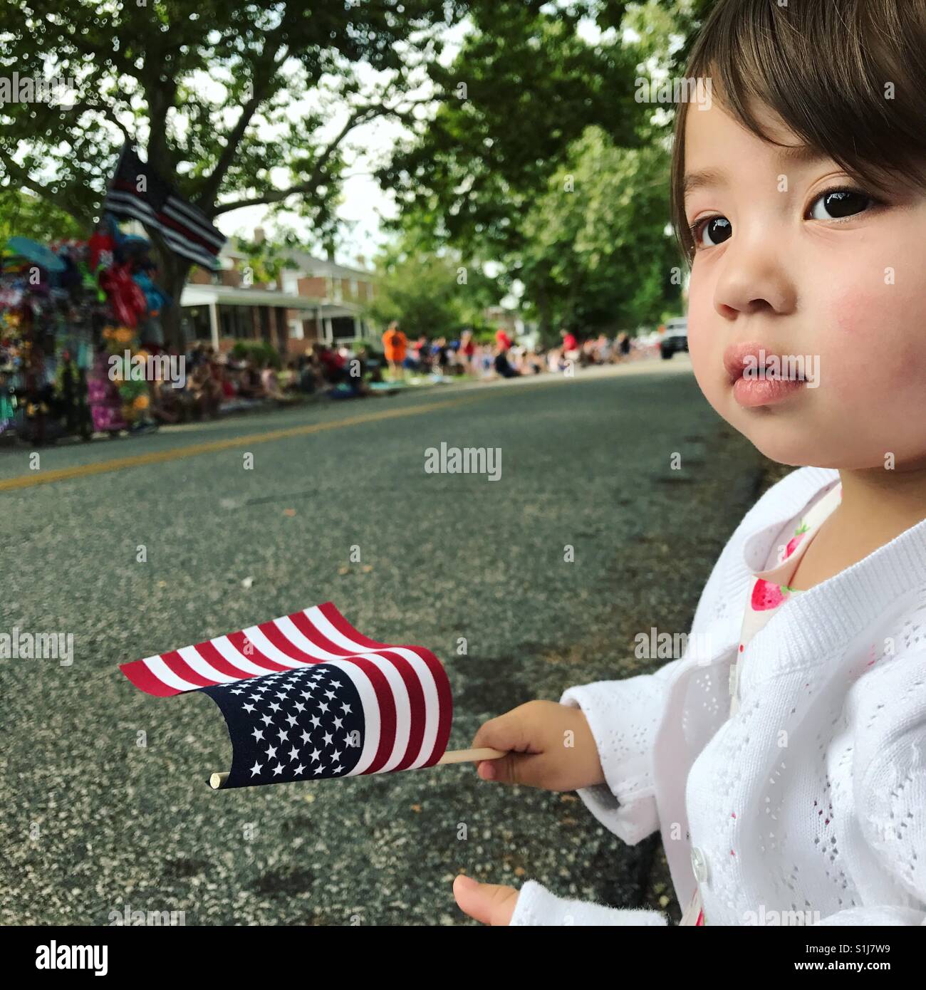 Baby america flag hi-res stock photography and images - Alamy