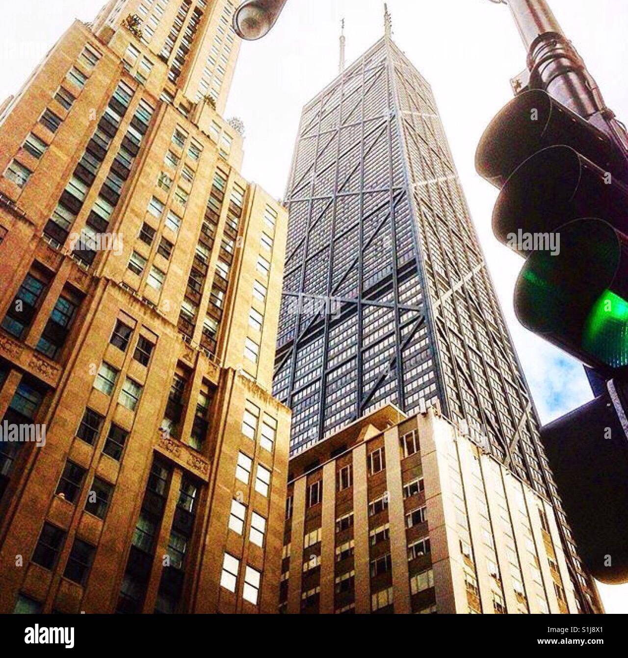 Chicago street scene hi-res stock photography and images - Alamy