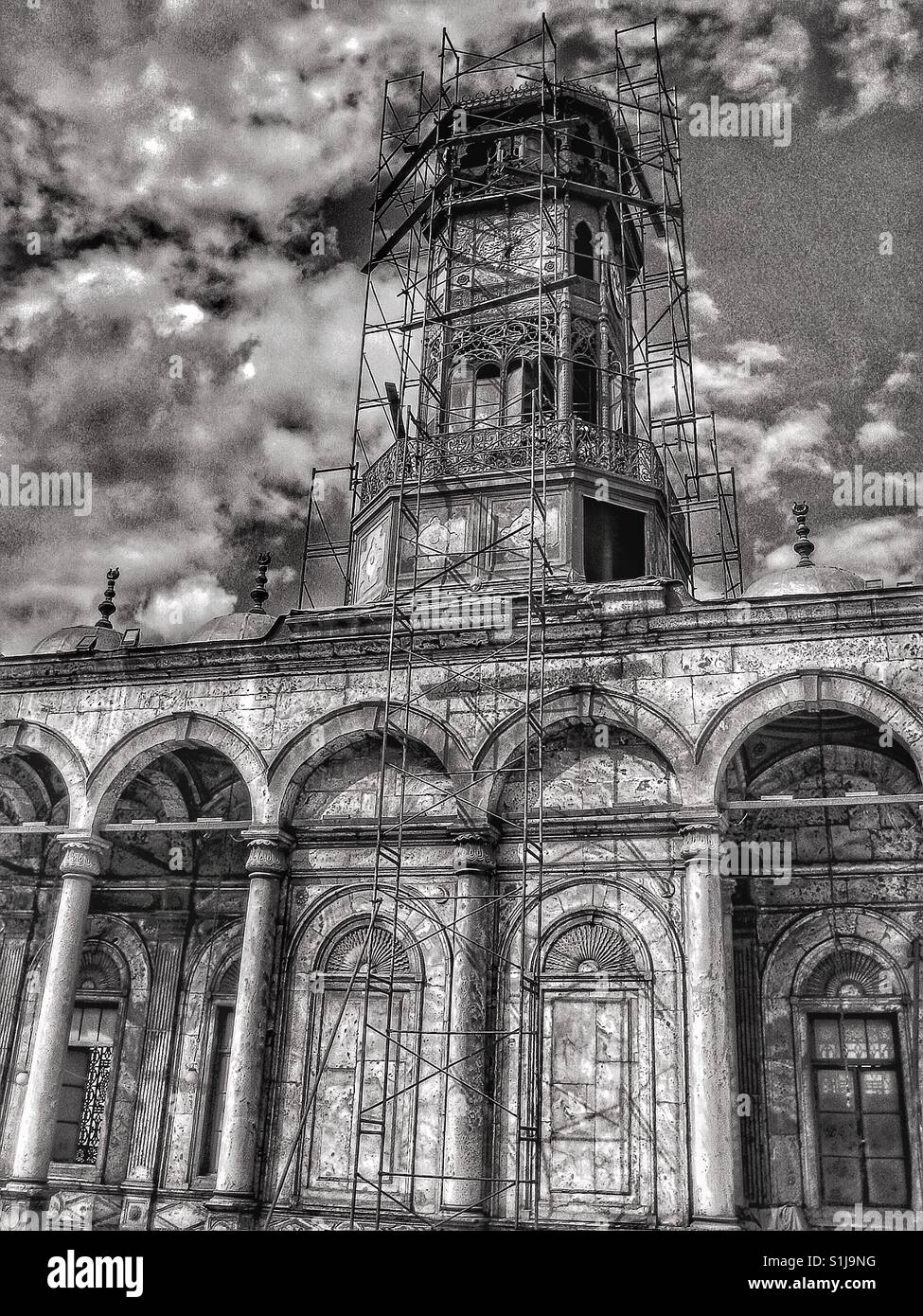 Click Tower, Citadel, Cairo Stock Photo - Alamy