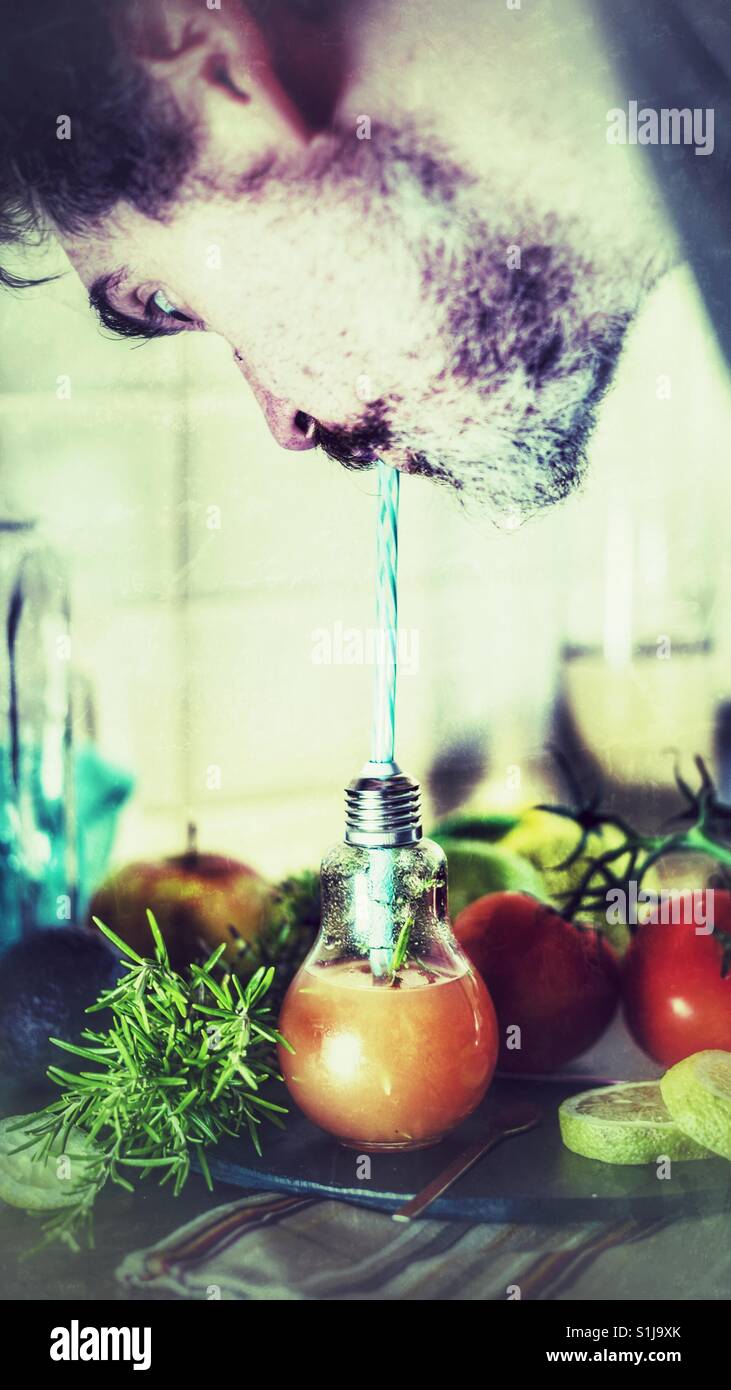 Drinking a cold drink hi-res stock photography and images - Alamy