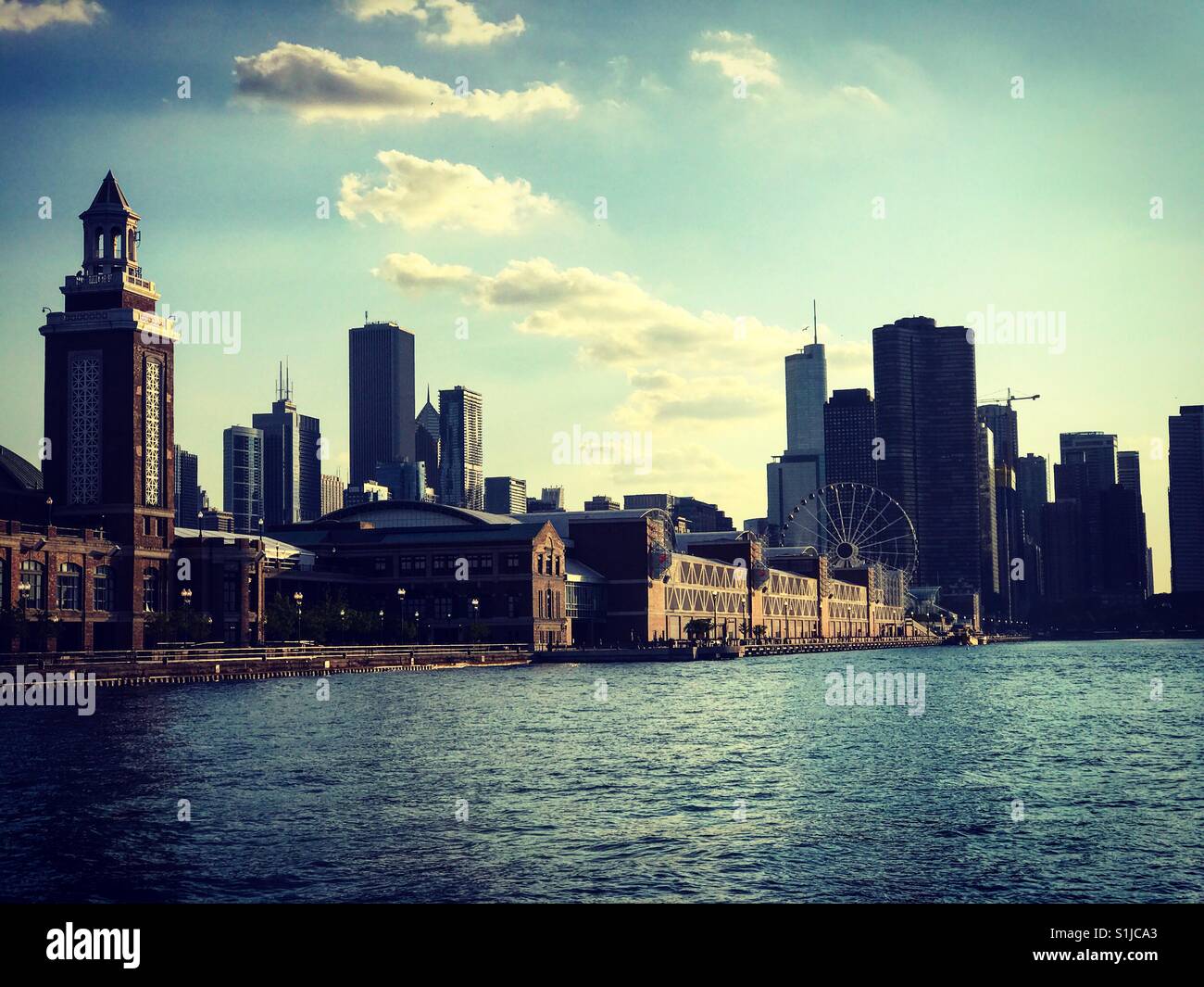 Chicago navy pier beautiful hi-res stock photography and images - Alamy