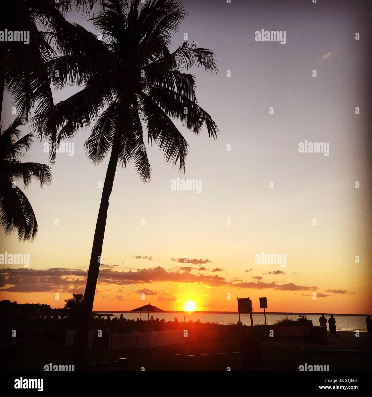 Darwin australia beach sunset hi-res stock photography and images - Alamy
