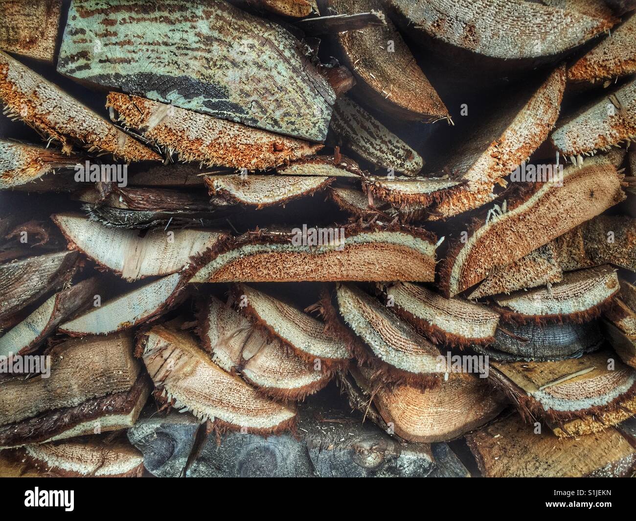 Chopped wood stacked hi-res stock photography and images - Alamy