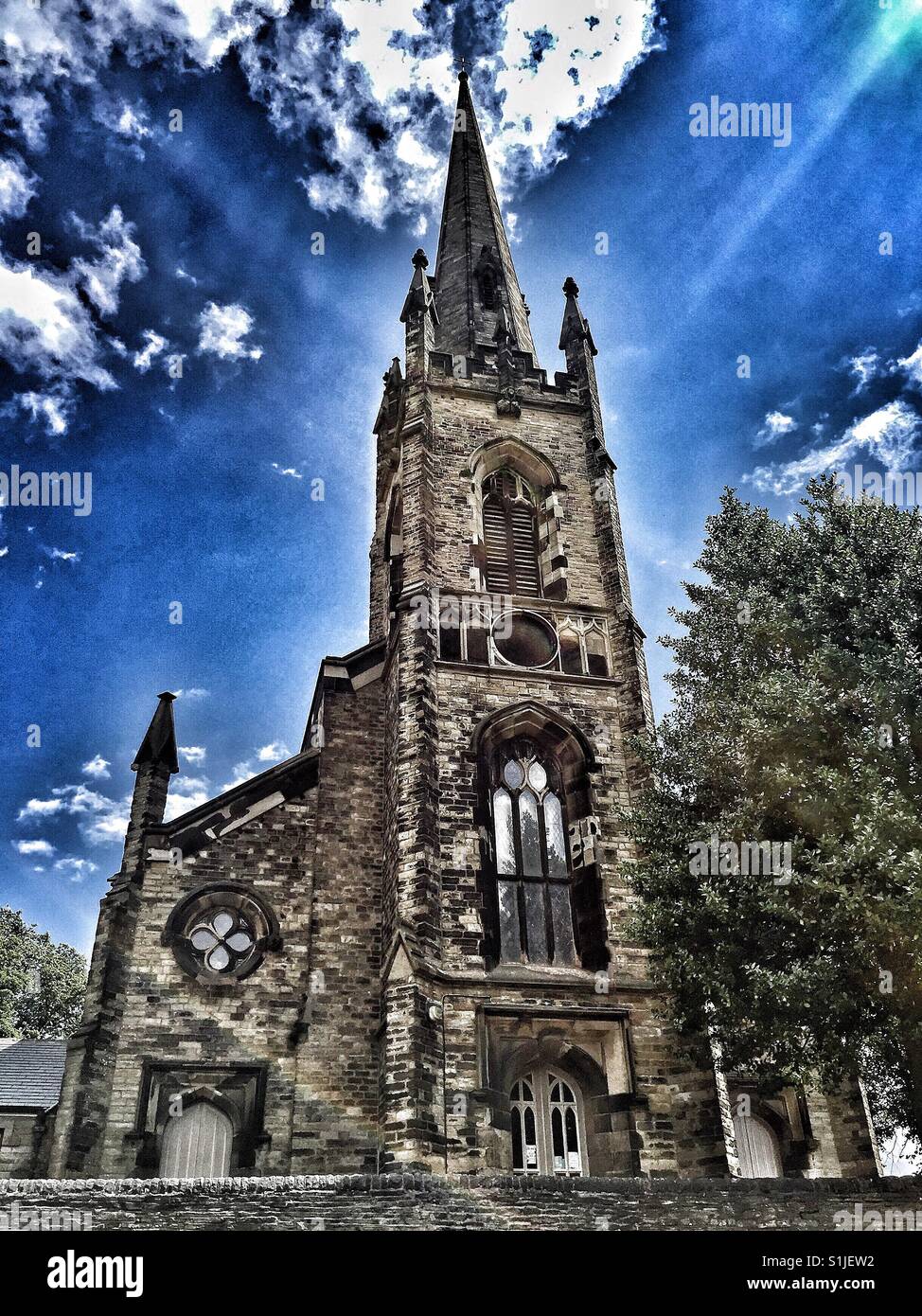 Dramatic church hi-res stock photography and images - Alamy