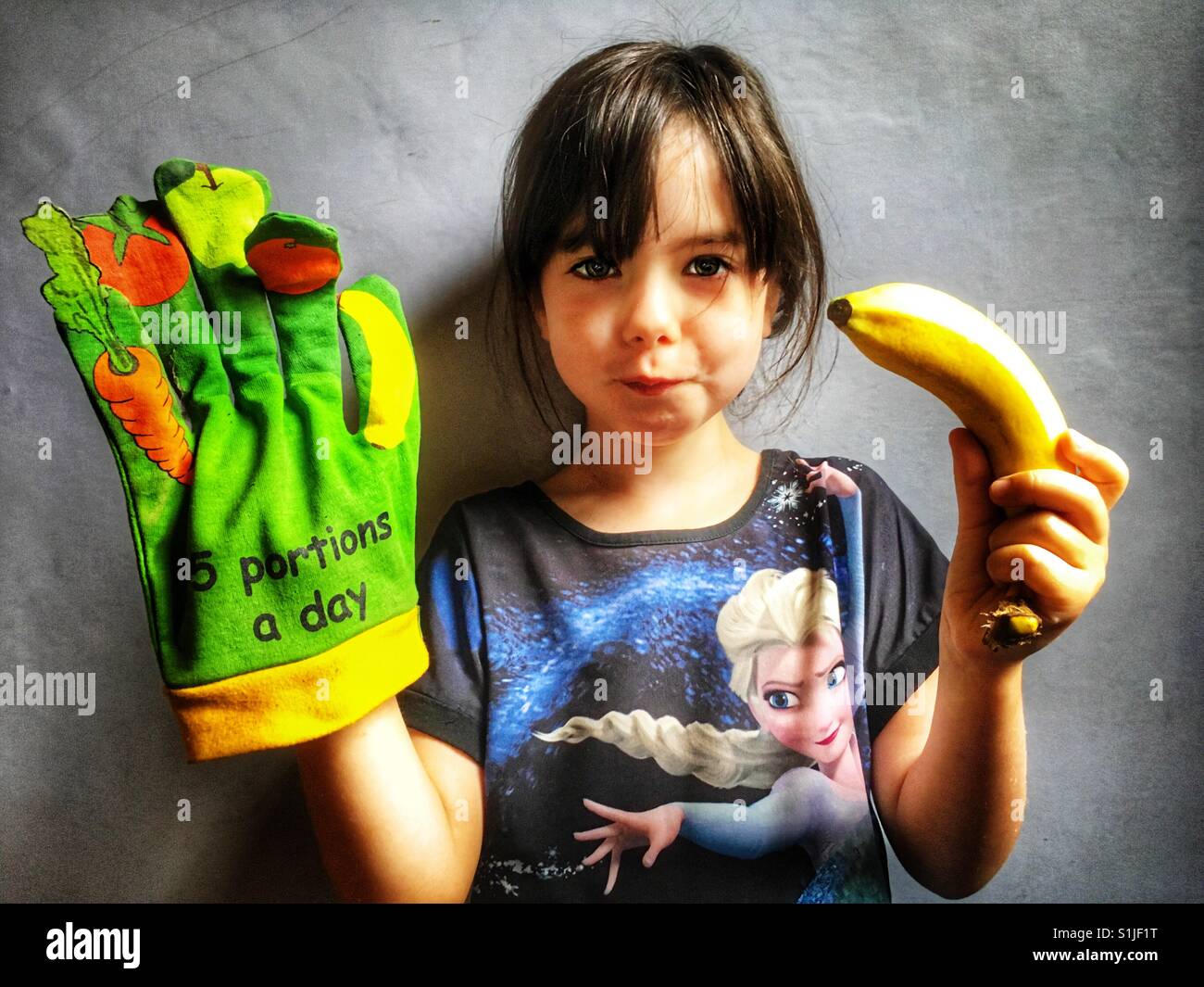 5 portions a day Stock Photo - Alamy