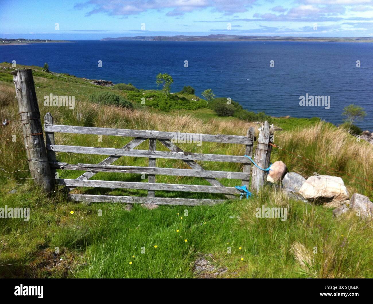 Wooden gate sea hi-res stock photography and images - Alamy