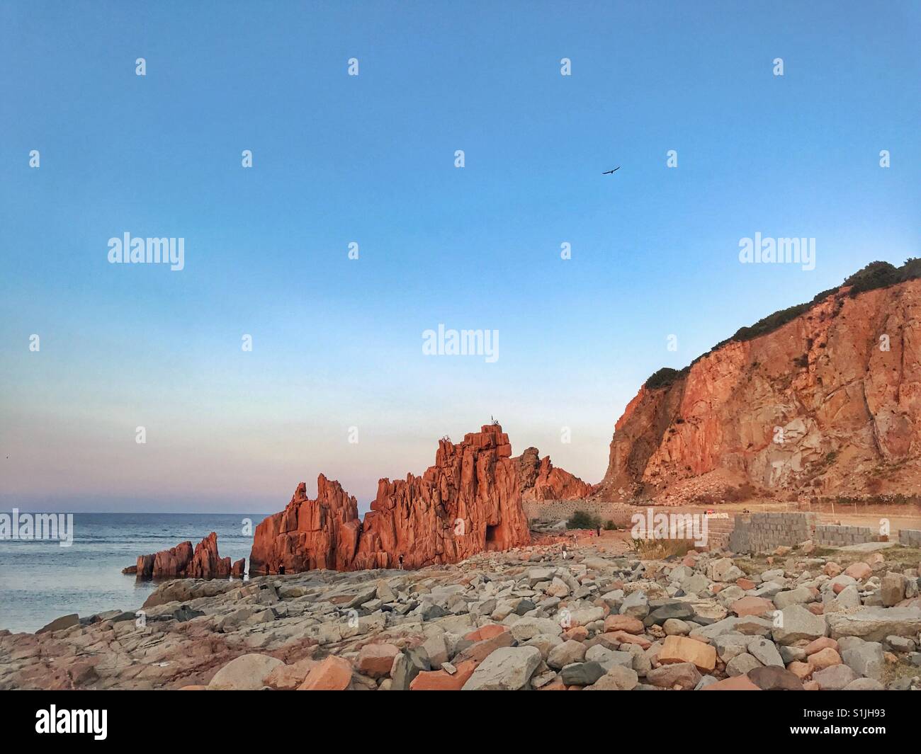 Rosse rocce Arbatax Sardinia Stock Photo - Alamy