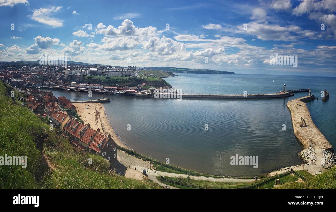 Whitby panorama hi-res stock photography and images - Alamy