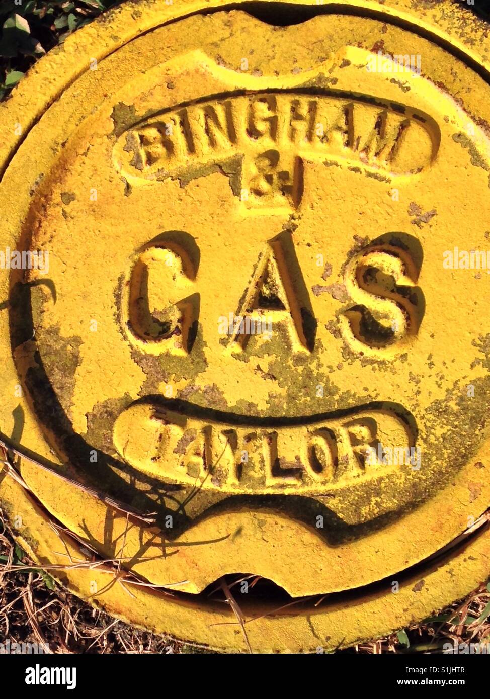 Metal gas cover hi-res stock photography and images - Alamy