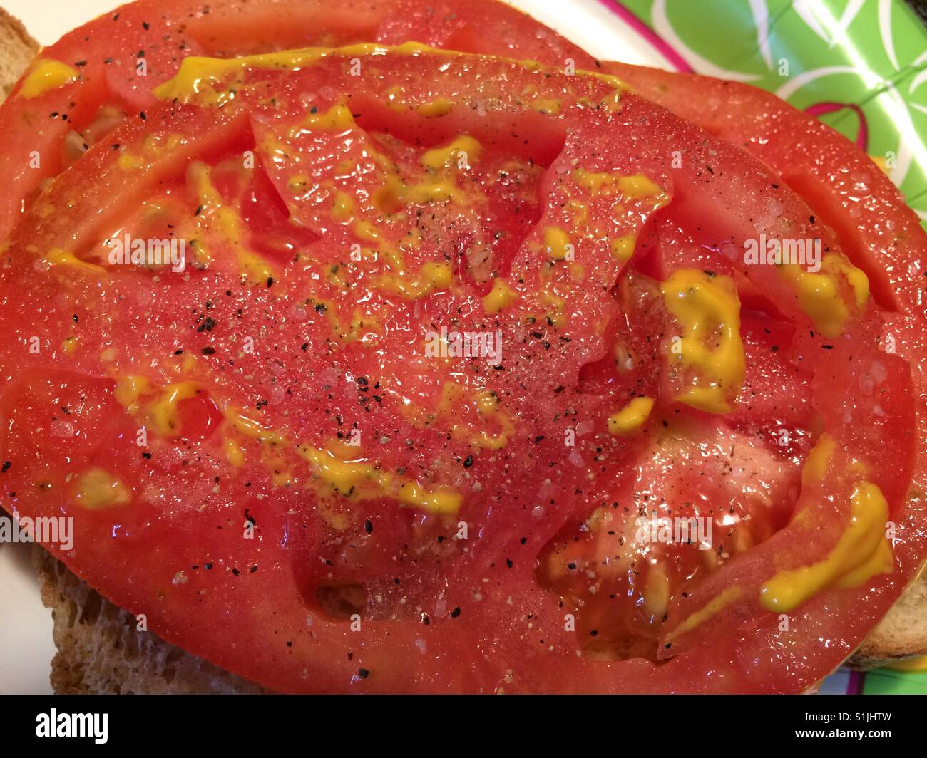 Creole tomato sandwich Stock Photo - Alamy