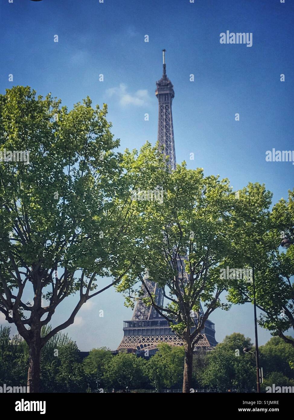 Eiffel Tower - Landmark in Paris France Stock Photo - Alamy