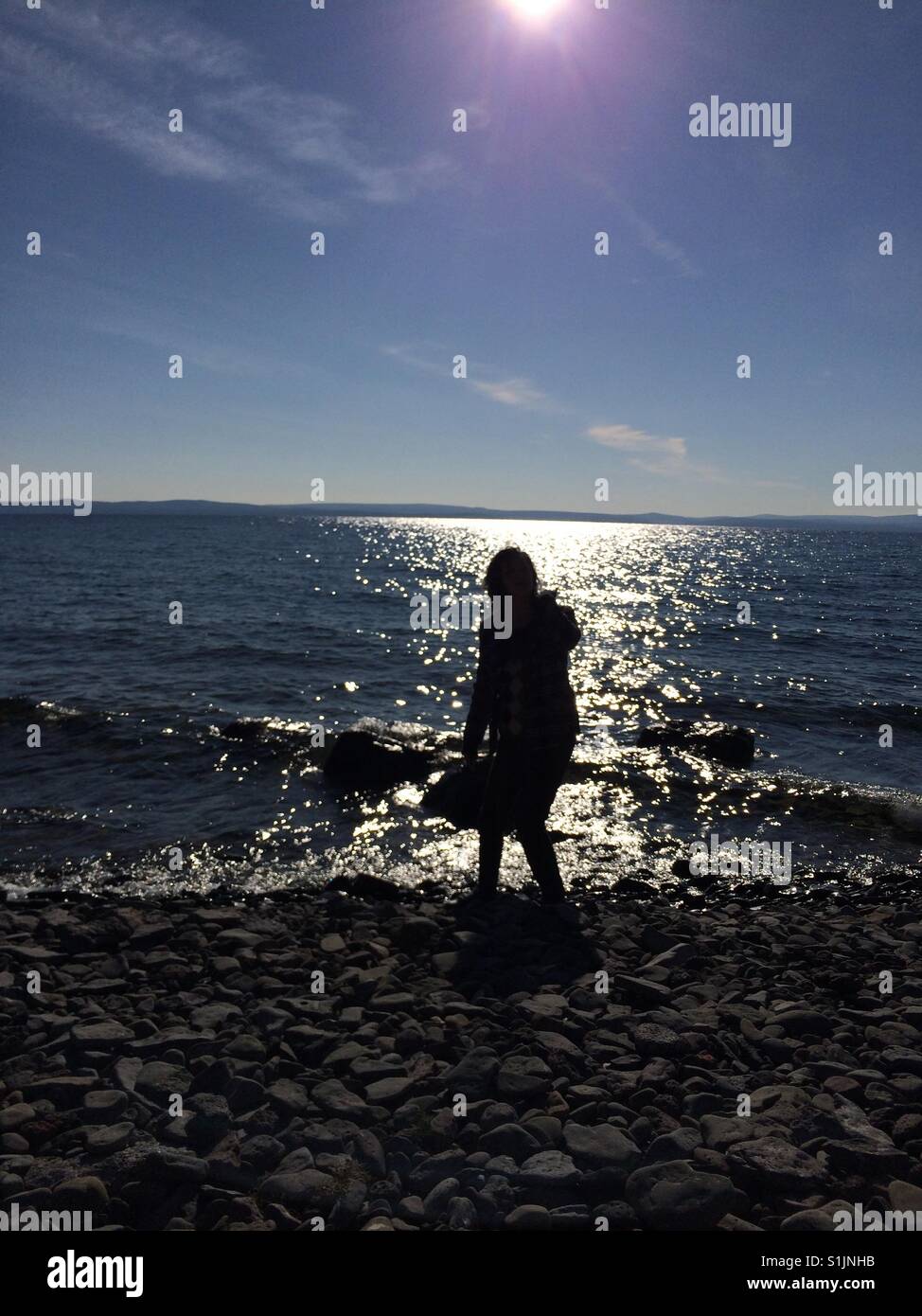 Lady sunset hi-res stock photography and images - Alamy