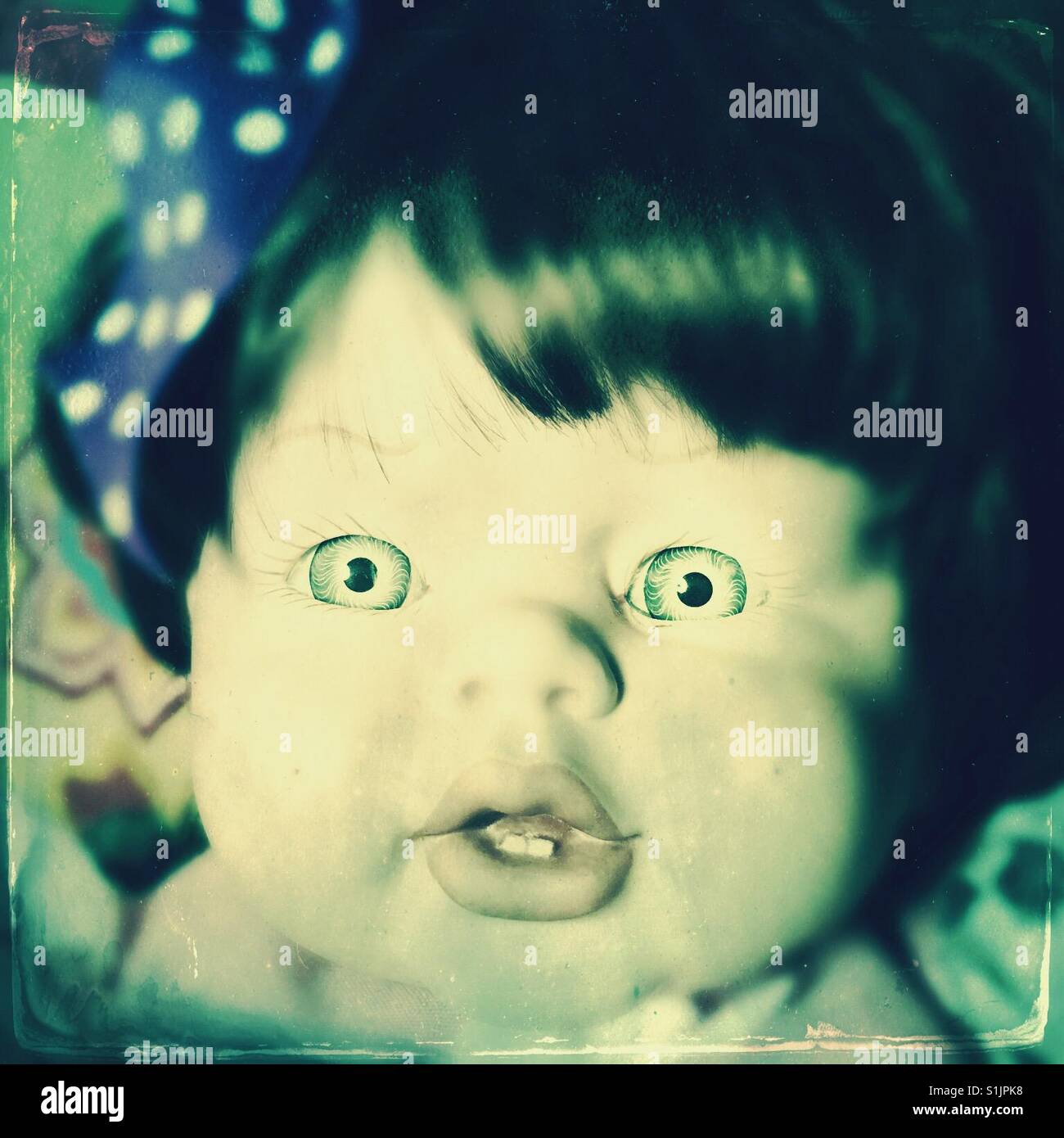 Creepy doll head hi-res stock photography and images - Alamy