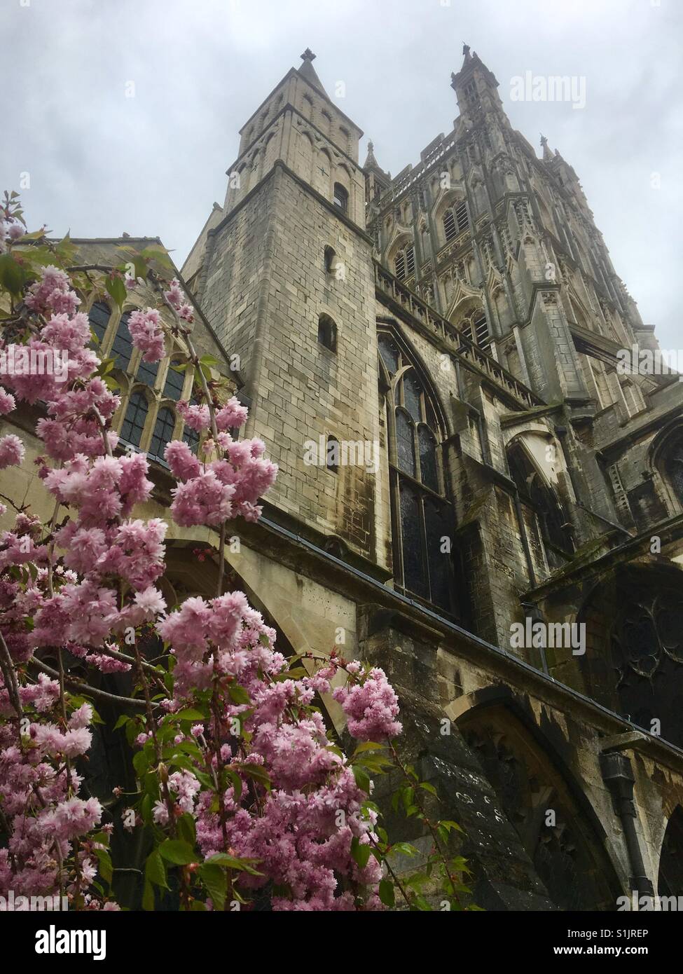 Gloucester cathedral spire hi-res stock photography and images - Alamy
