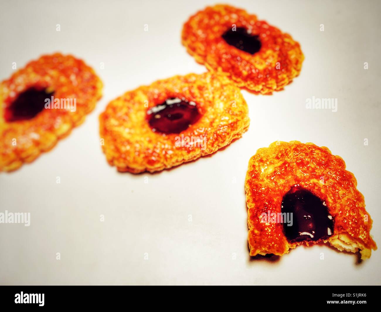 Bahlsen Deloba, puff pastry with red currant filling Stock Photo - Alamy
