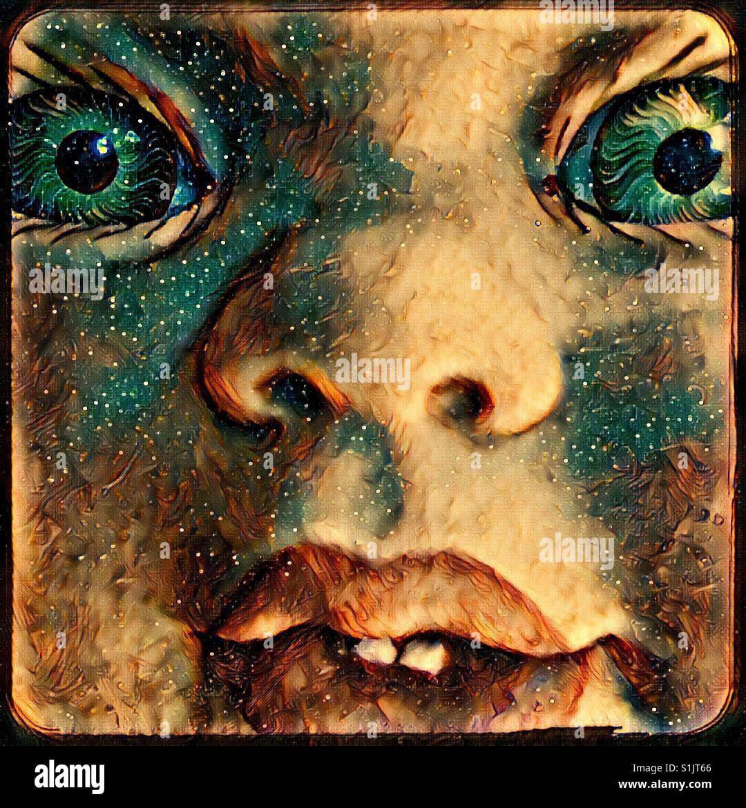 Scary porcelain doll hi-res stock photography and images - Alamy