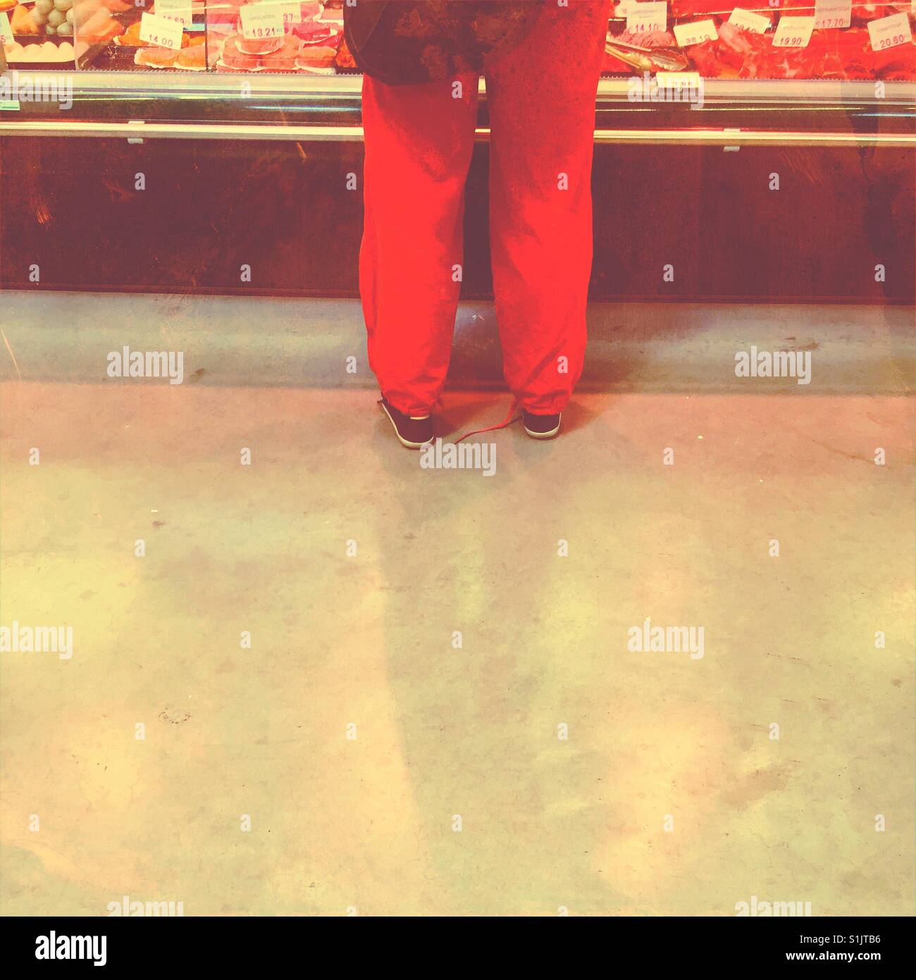 Buying fresh meat hi-res stock photography and images - Alamy