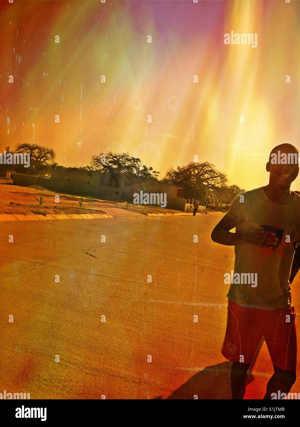 Man smiling at camera in Pemba, Mozambique, Africa Stock Photo - Alamy