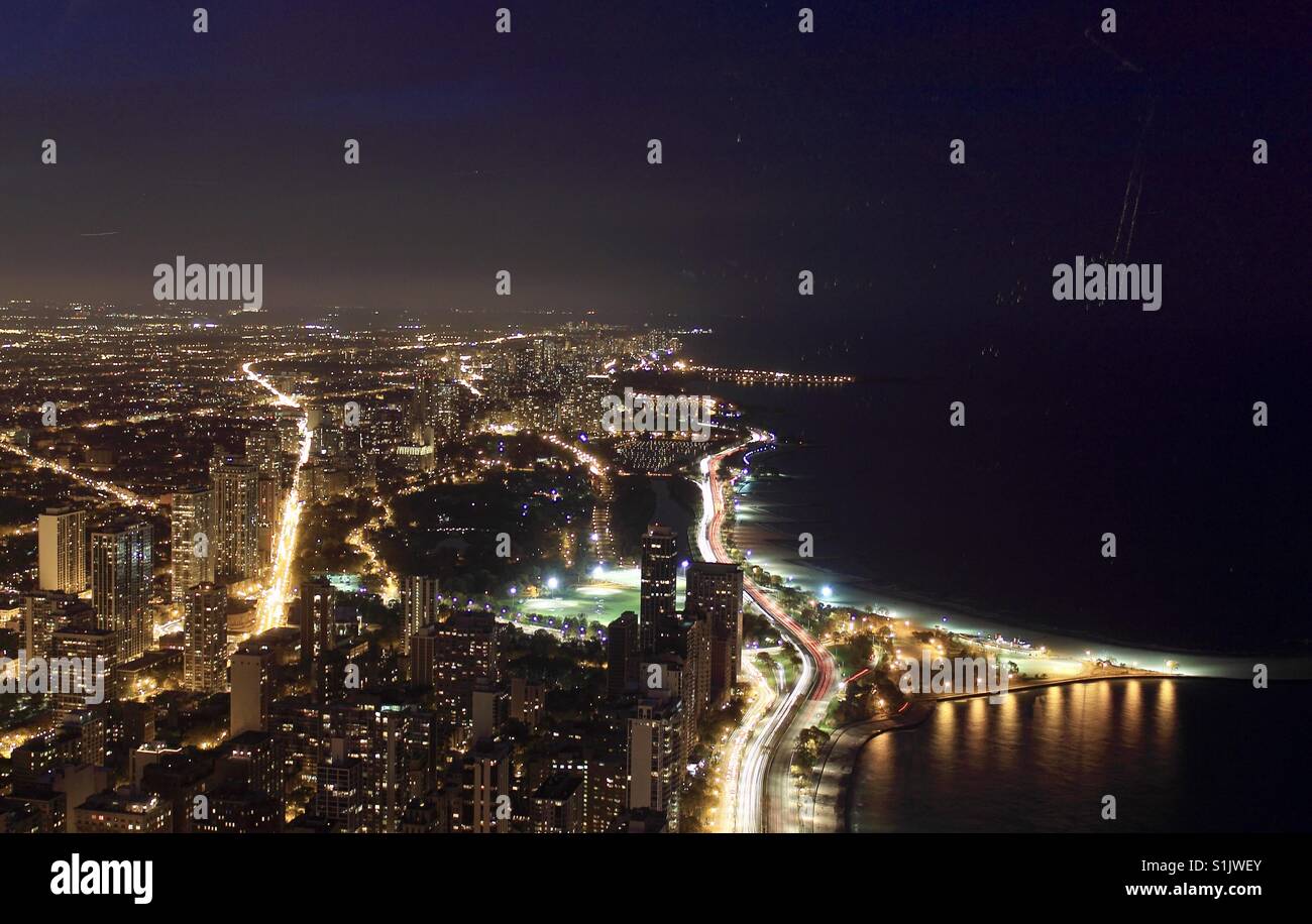Chicago aerial view hi-res stock photography and images - Alamy