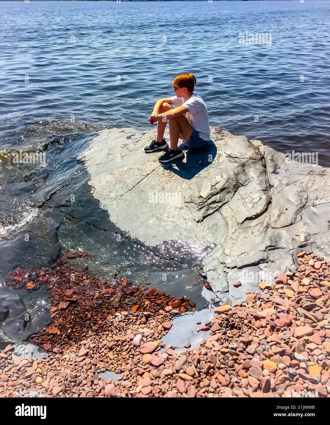 Young girl at Superior Stock Photo - Alamy