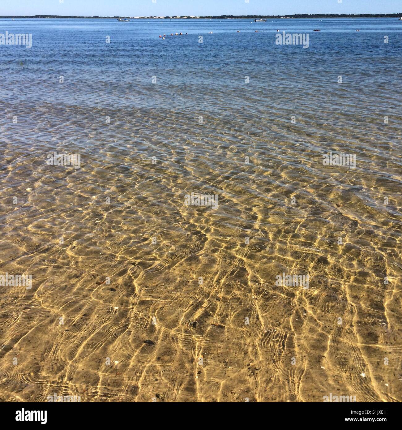 Calm ocean waters, Cape Cod, Massachusetts, United States Stock Photo ...