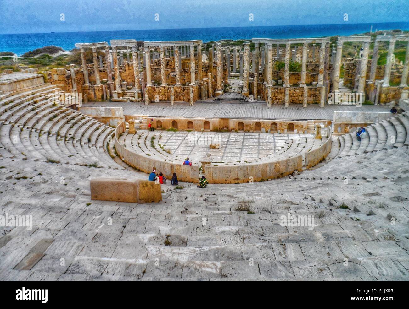 Leptis magna hi-res stock photography and images - Alamy