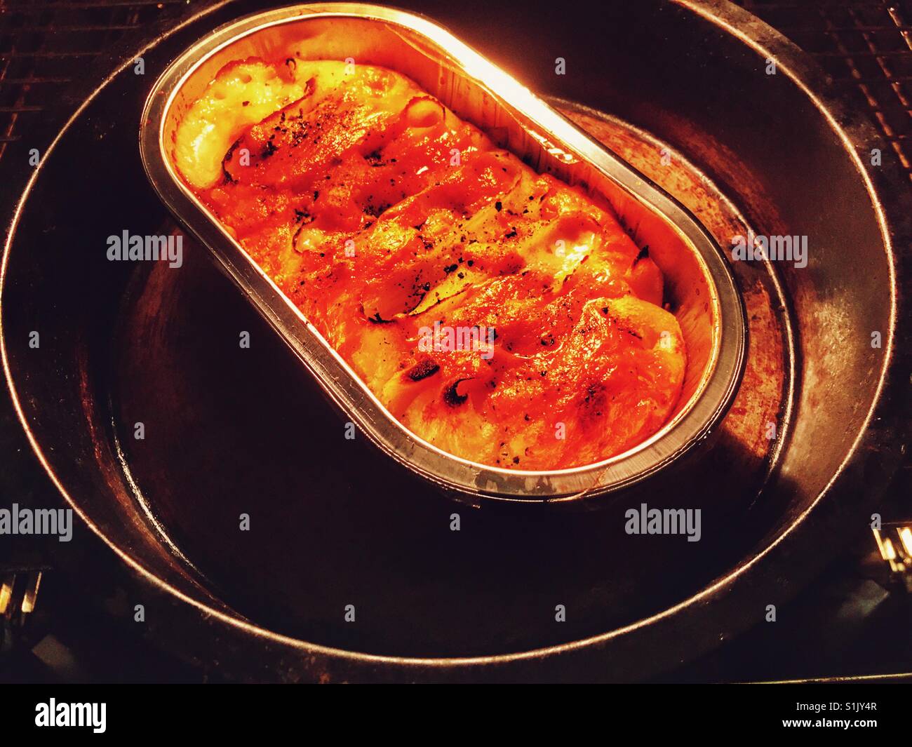Tesco Finest fish pie Stock Photo - Alamy