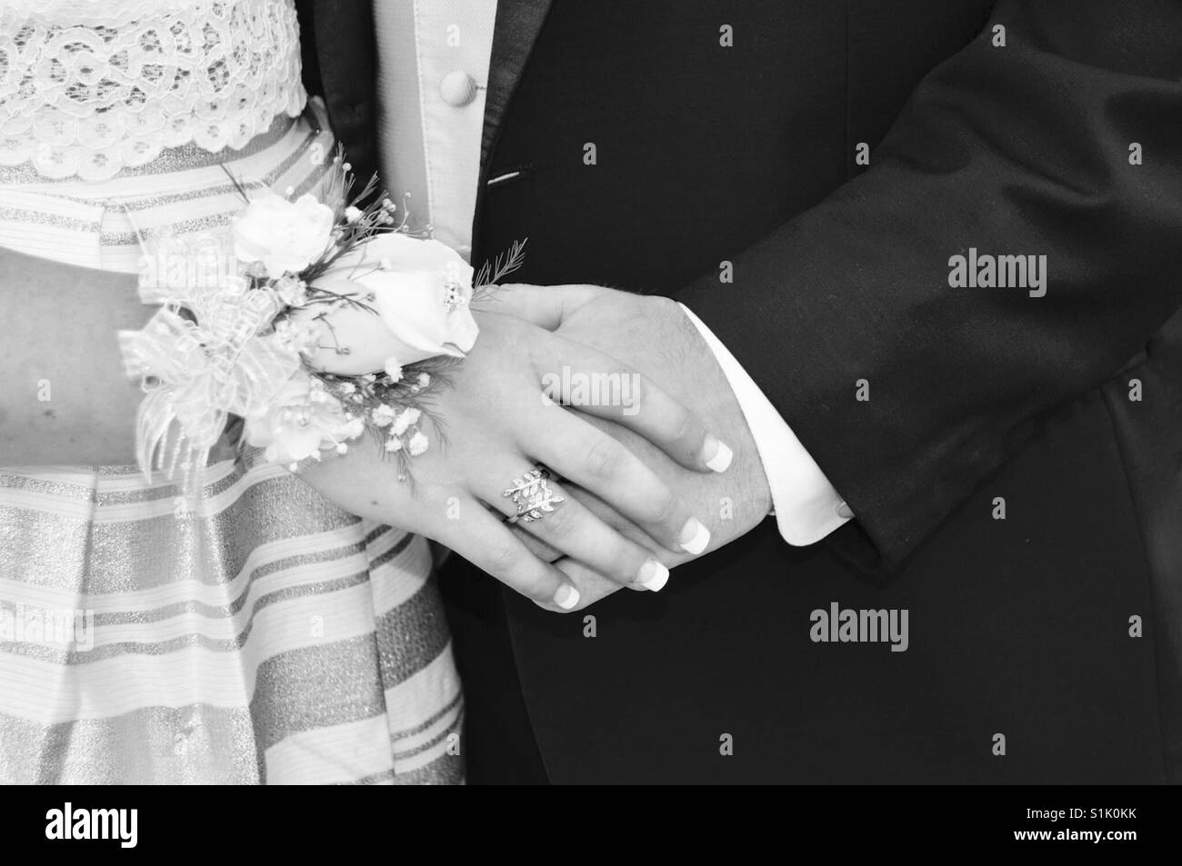 Prom corsage black and white hi-res stock photography and images - Alamy
