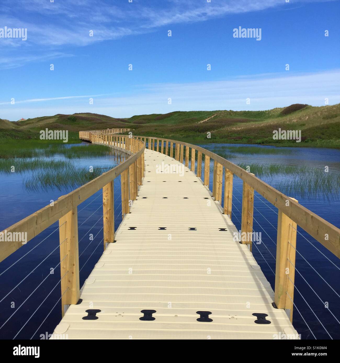 Boardwalk in Greenwich in Prince Edward Island National Park, Canada Stock Photo - Alamy