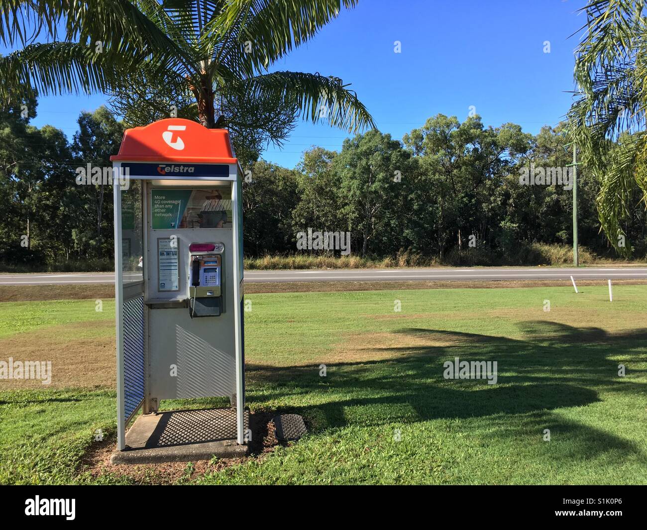 Telstra phone booth hi-res stock photography and images - Alamy