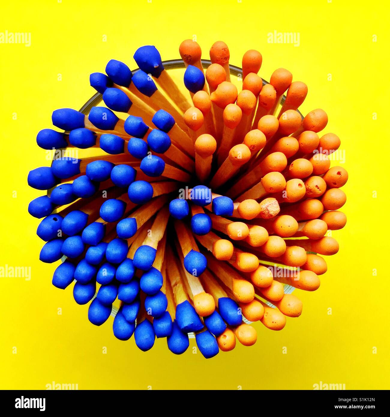 Blue matchsticks hi-res stock photography and images - Alamy