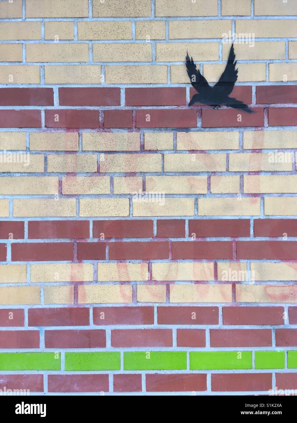 Bird stencil graffiti art hi-res stock photography and images - Alamy