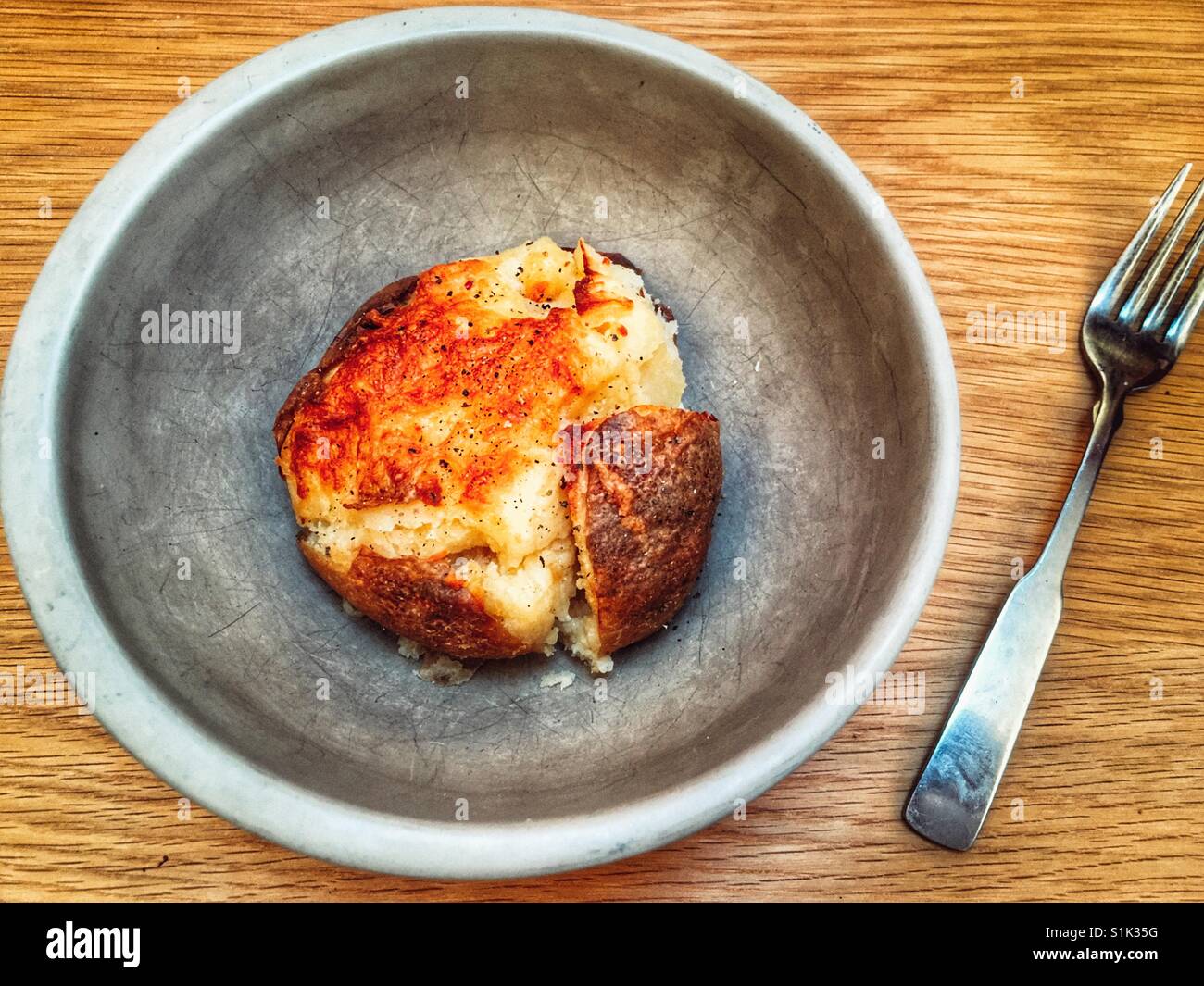 Jacket Potato With Cheese High Resolution Stock Photography and Images ...