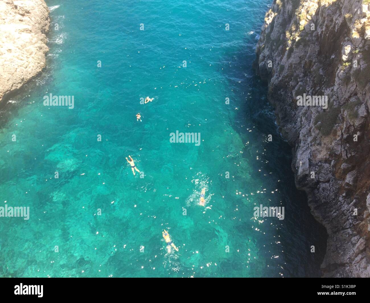South italy people swimming hi-res stock photography and images - Alamy