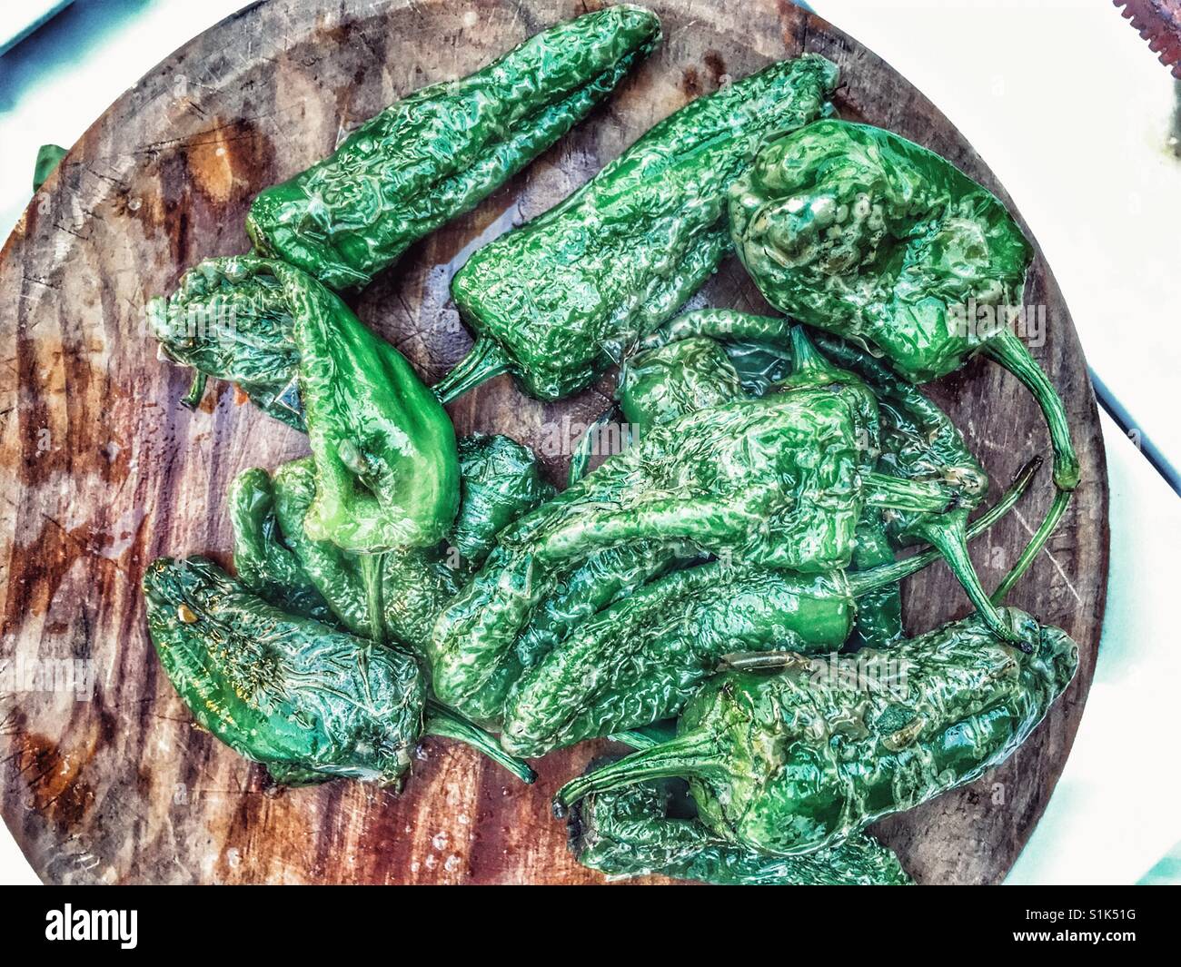 Padron Chilli Stock Photos & Padron Chilli Stock Images - Alamy