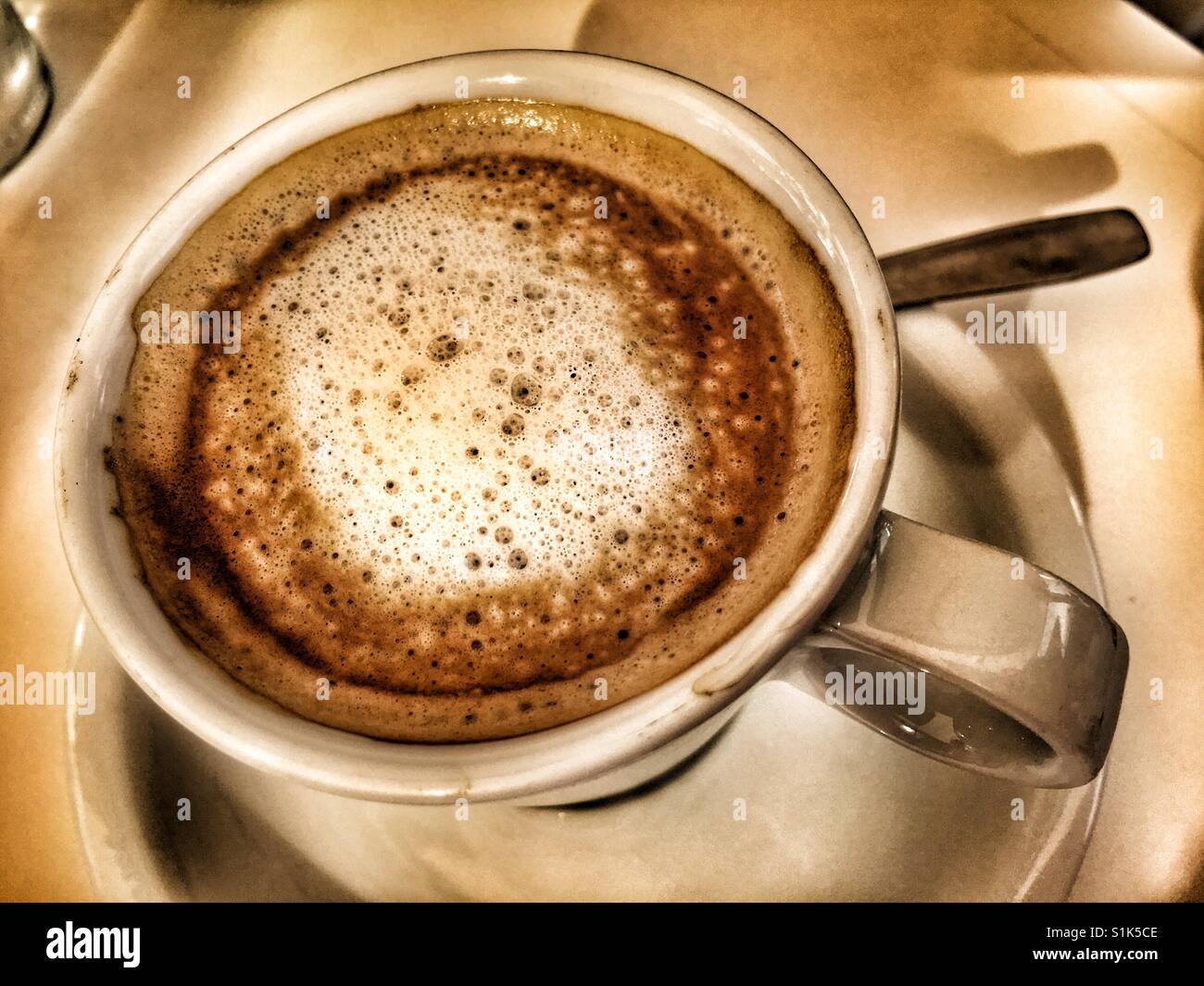 Cafe con leche Stock Photo - Alamy