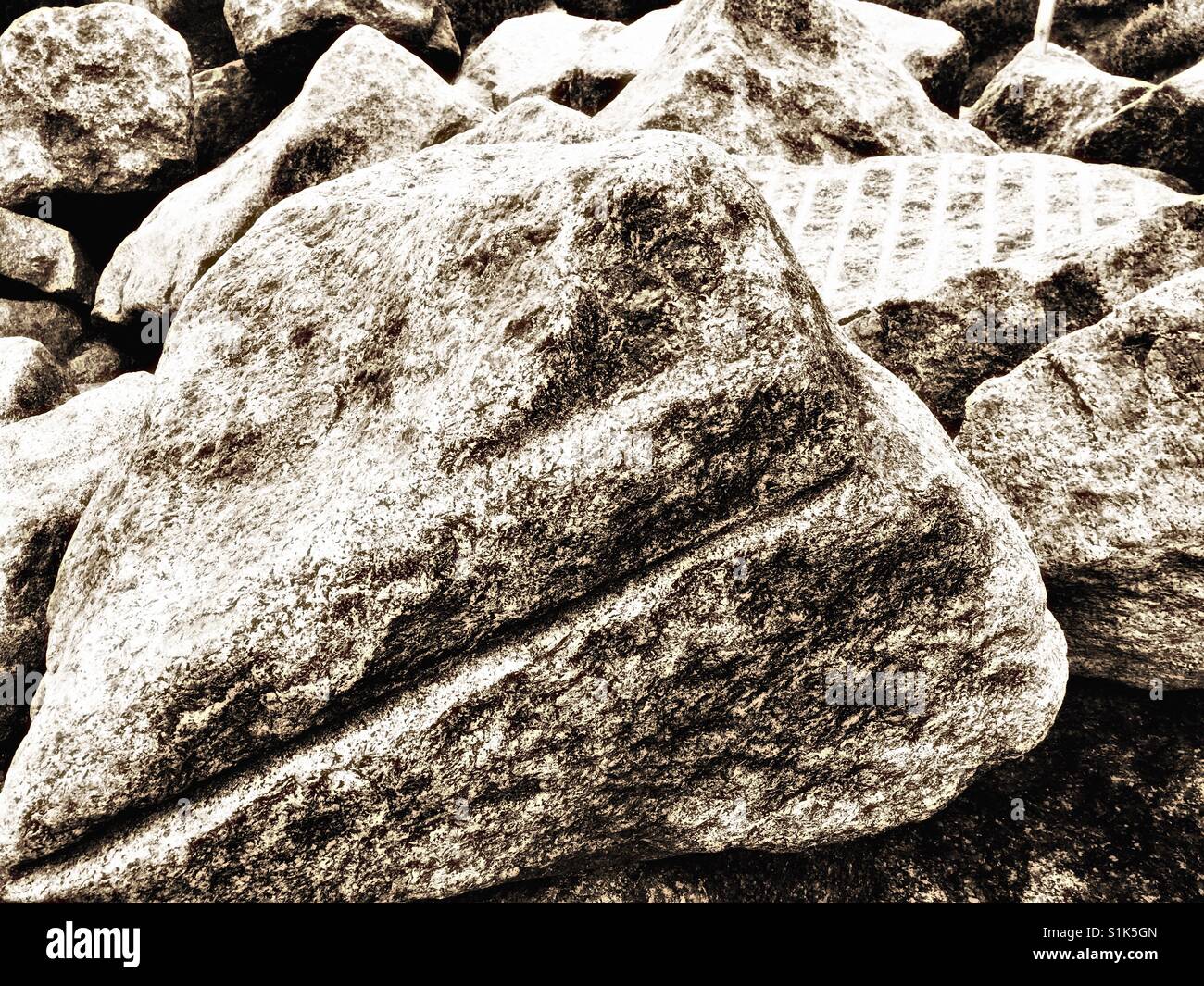 Rock armour hi-res stock photography and images - Alamy