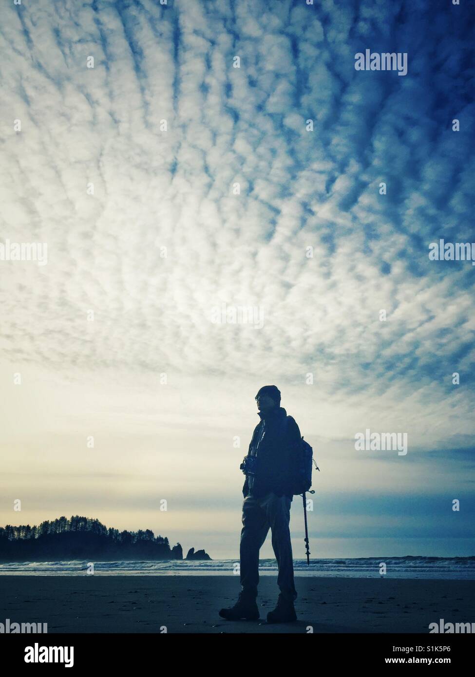 One hiker male man hi-res stock photography and images - Alamy