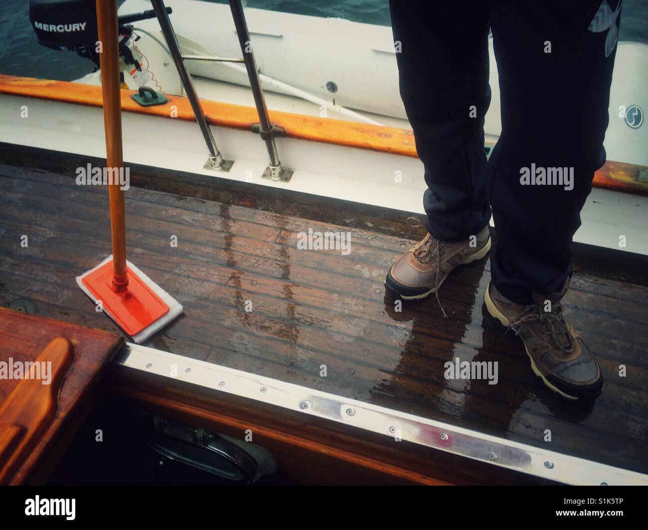 Deck cleaning hi-res stock photography and images - Alamy