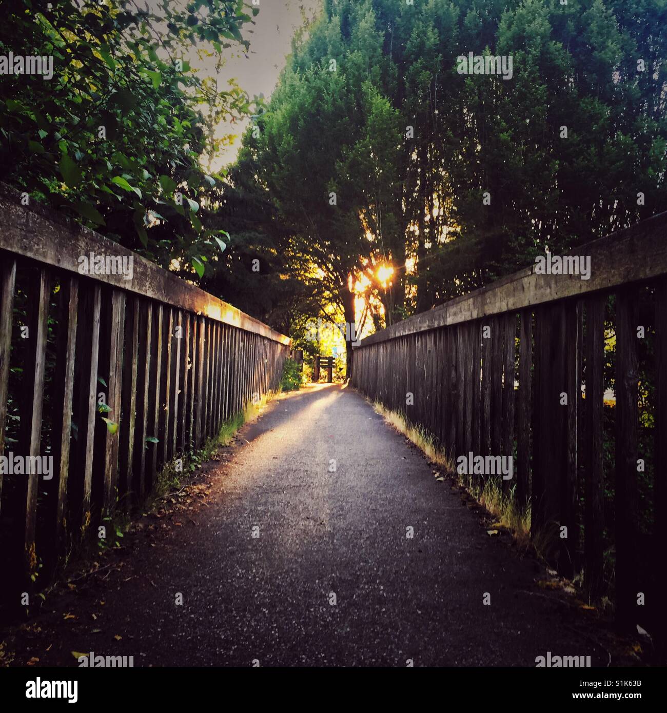 Sunset pathway hi-res stock photography and images - Alamy