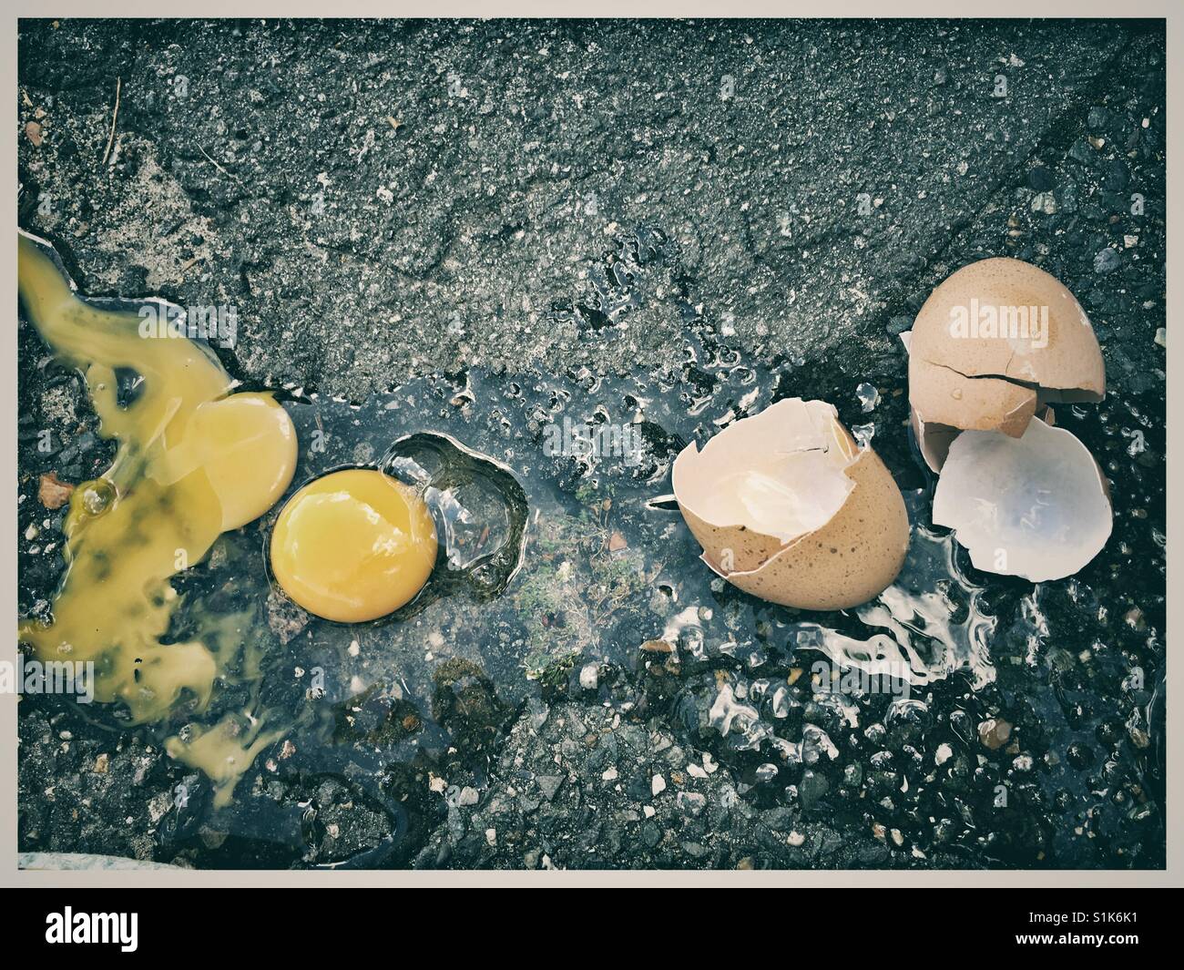 Broken tarmac hi-res stock photography and images - Alamy