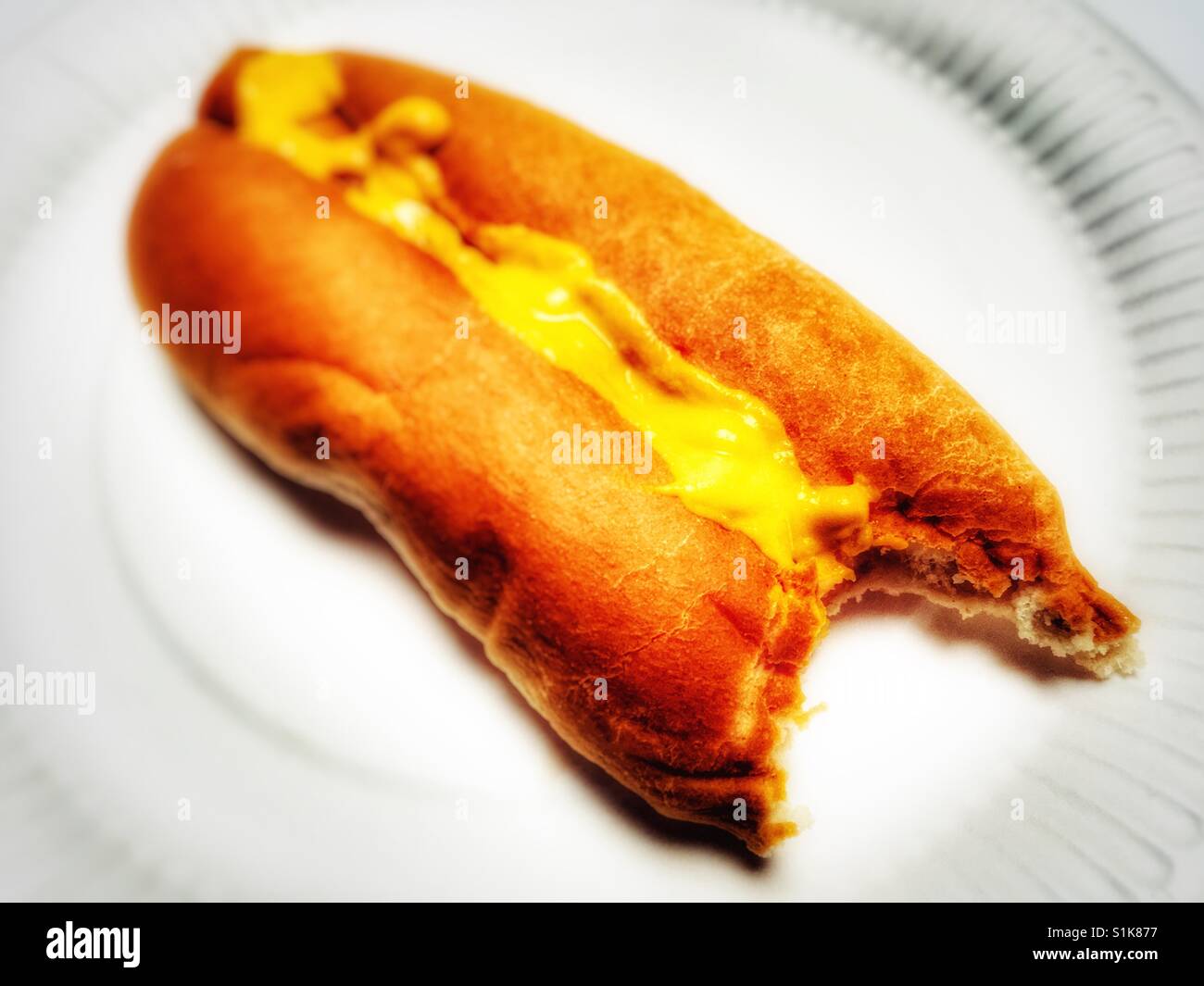 Bite taken out of hotdog hi-res stock photography and images - Alamy