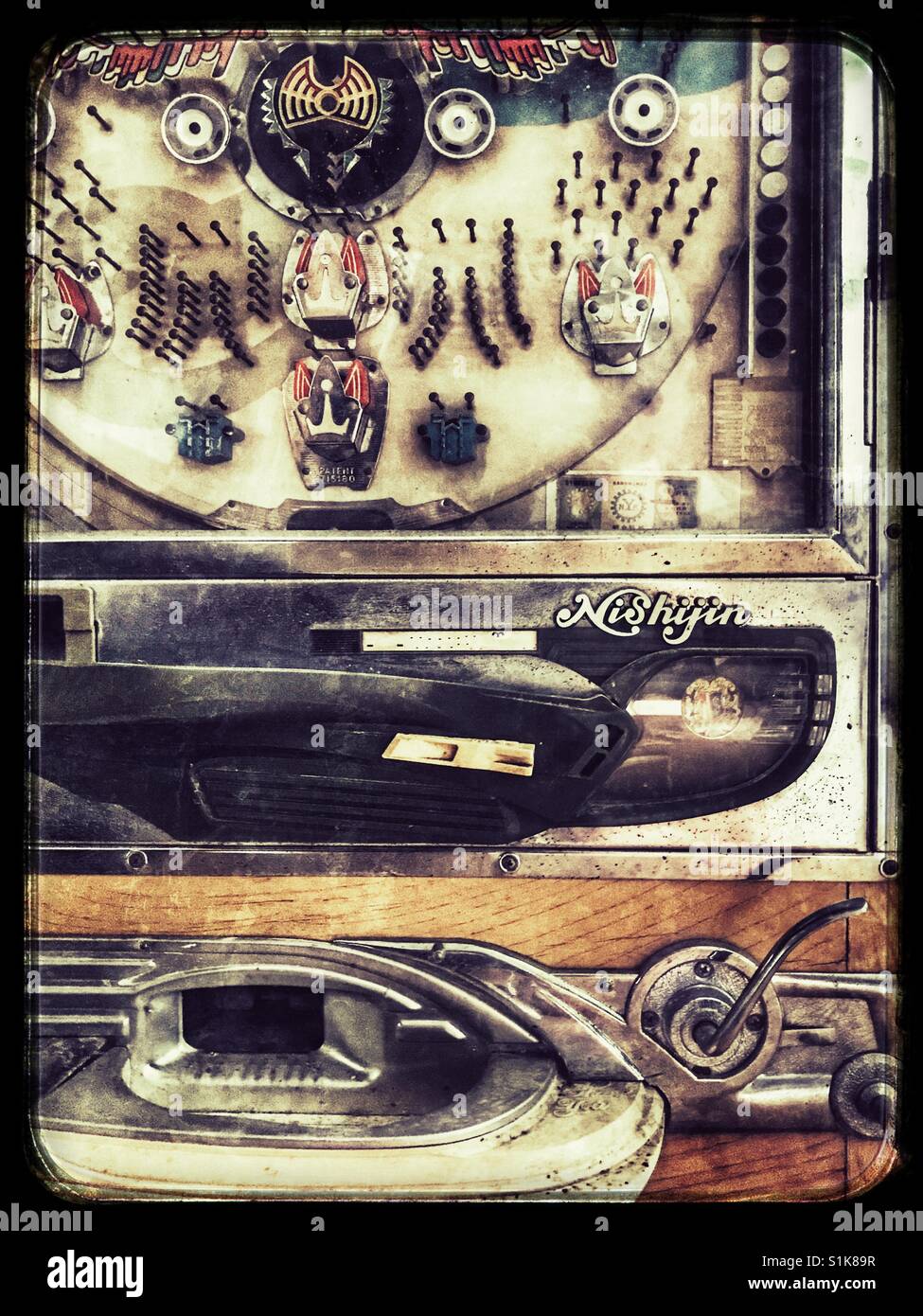 Vintage Pachinko machine Stock Photo - Alamy