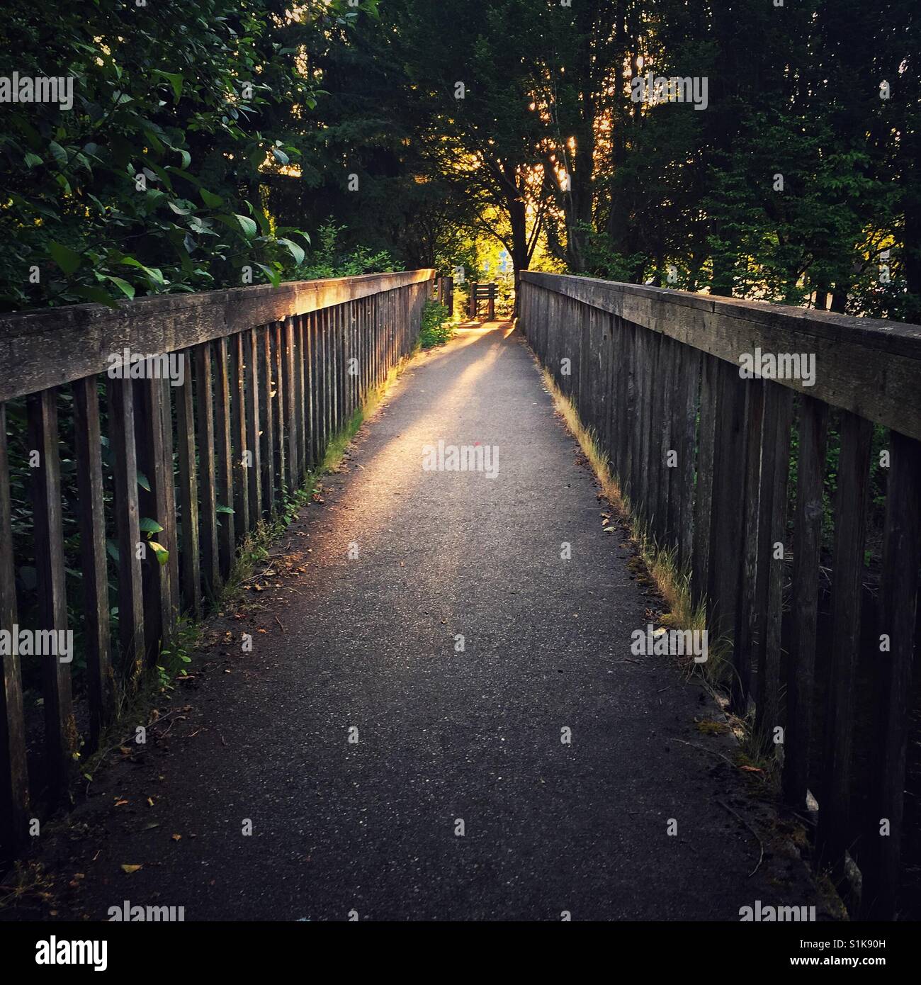 Bridge to the light Stock Photo - Alamy