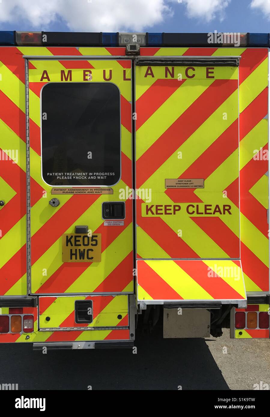 Ambulance rear hi-res stock photography and images - Alamy