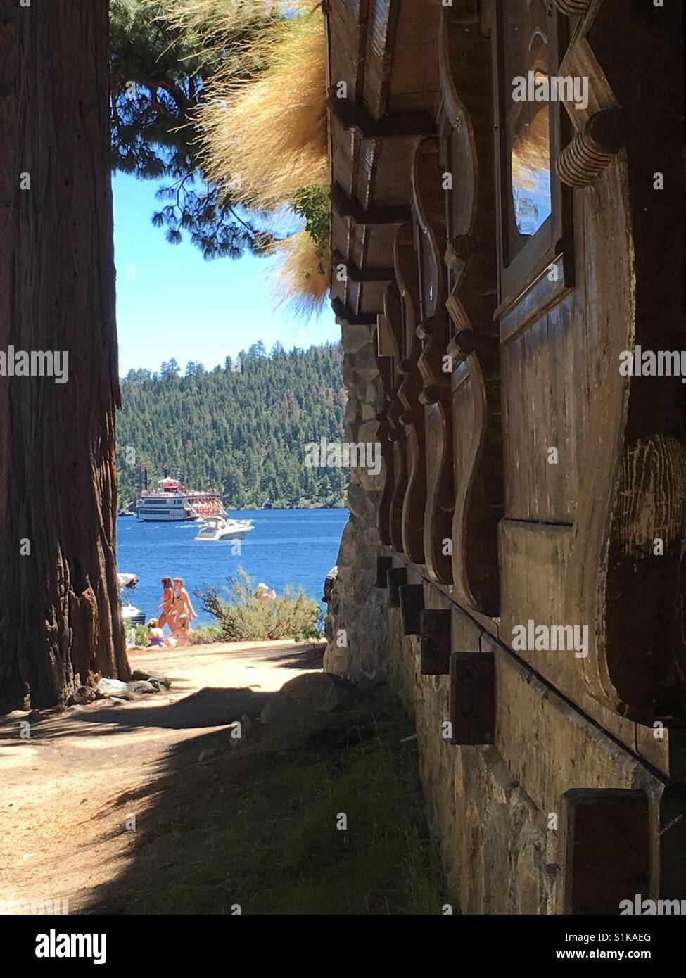 Emerald Bay's Vikingsholm Castle on Lake Tahoe, California Stock Photo ...